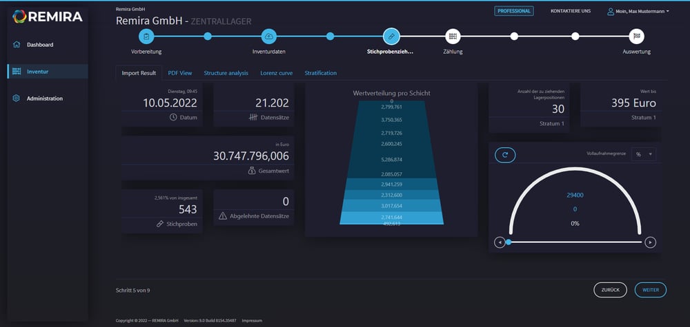 REMIRA bringt die Stichproben­inventur in die Cloud